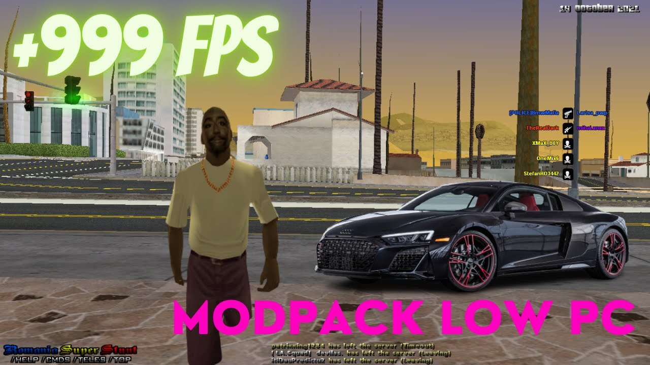 MODPACK SAMP ULTRA LOW PC +999 FPS [FPS BOOST] - YouTube