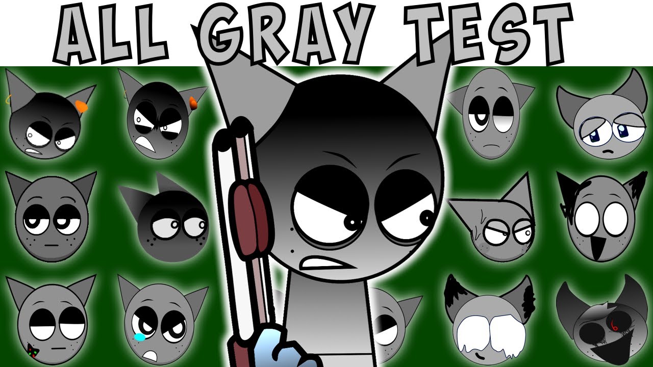 ALL GRAY TEST | FNF Character Test | Gameplay VS Playground - YouTube