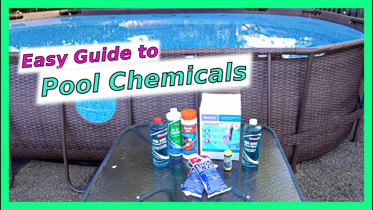 How to Maintain Pool: Chemicals and Cleaning - YouTube