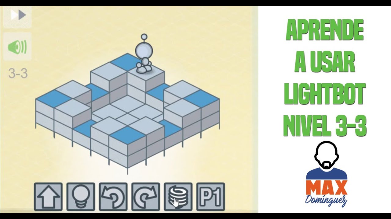 Tutorial LightBot Nivel 3-3 por Max Domínguez - YouTube