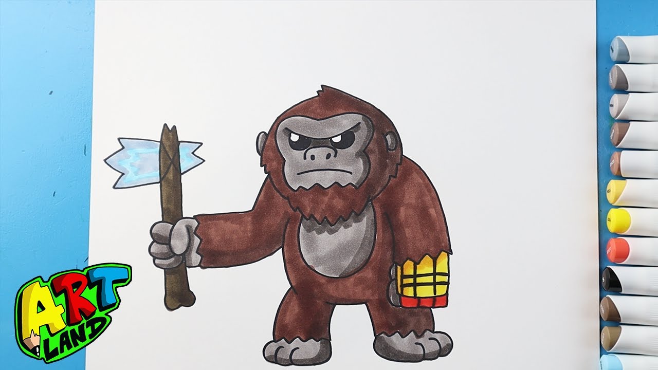 How to Draw Kawaii Kong - YouTube