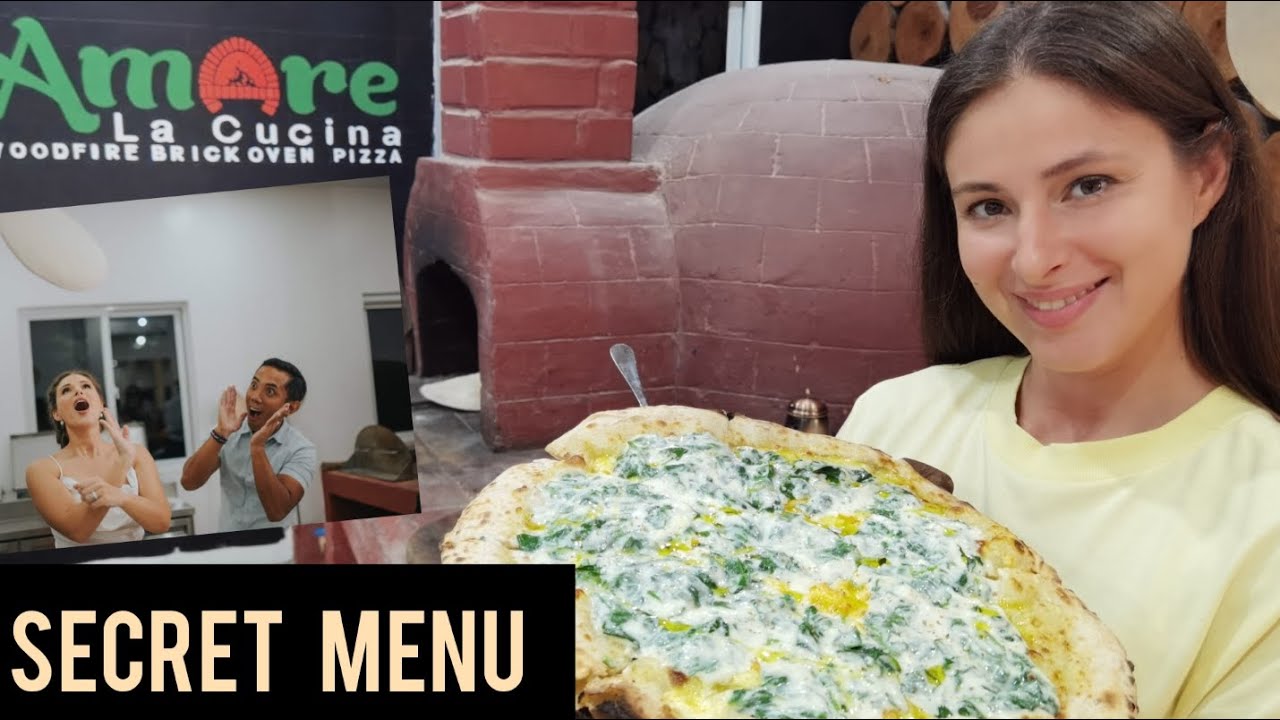 Try our Delicious Pizza in our SECRET Menu - Amare La Cucina - YouTube