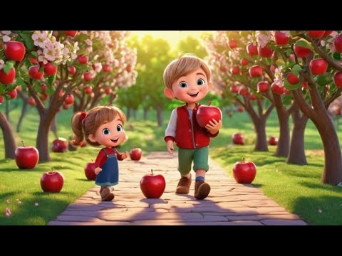 Contando Manzanas en el Jardín | Canción Infantil de Rimas y ...