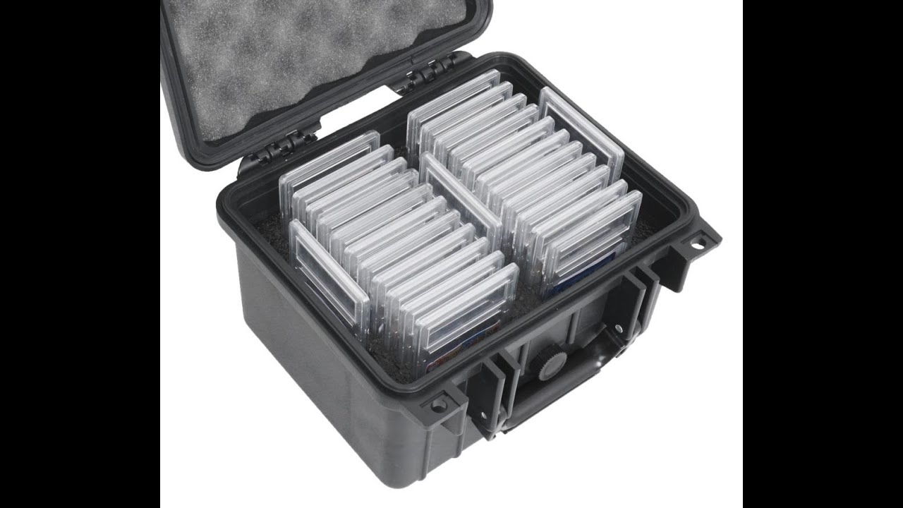 25-41 Graded Card Slab Collector Case - YouTube