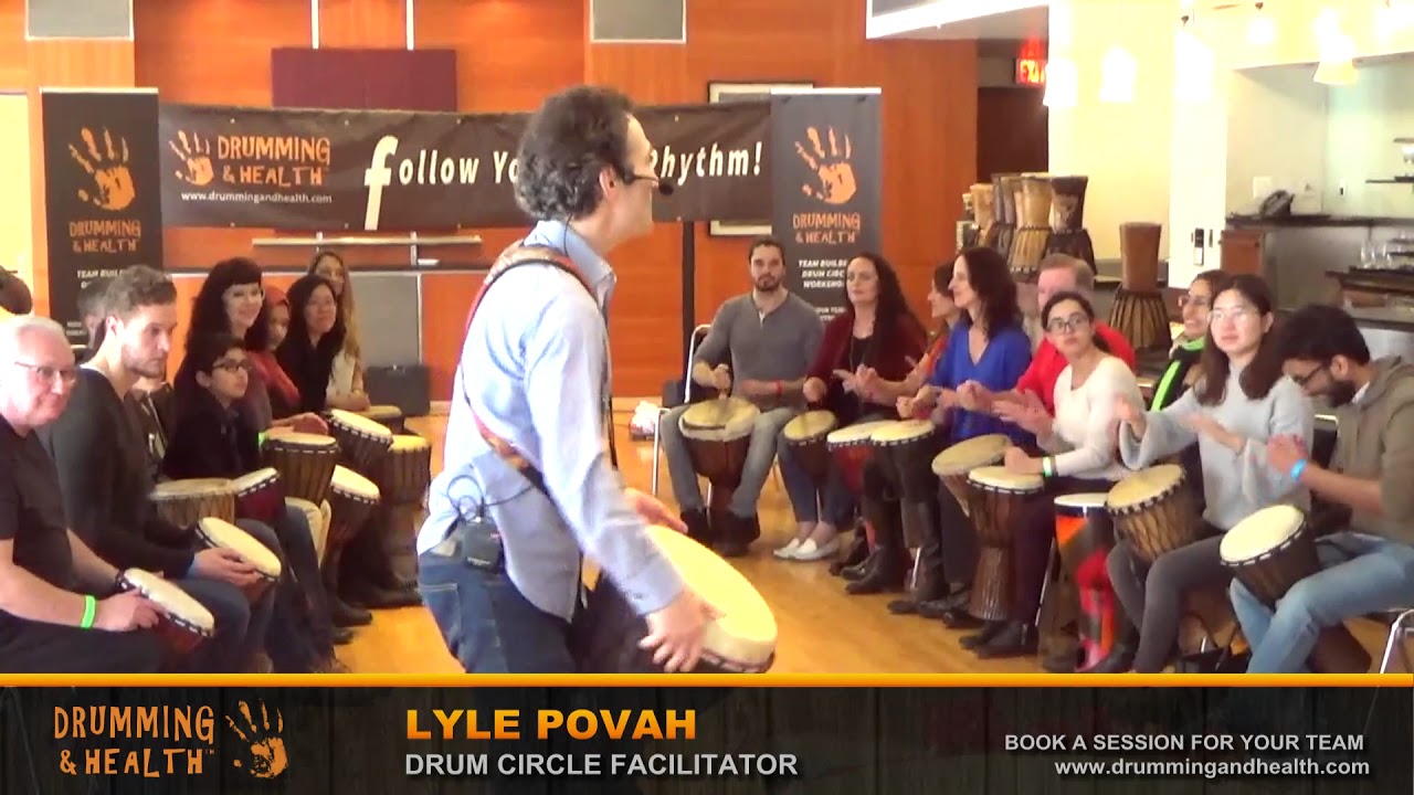 TEDxStanleyPark 2018 Drum Circle with Lyle Povah [4] - YouTube