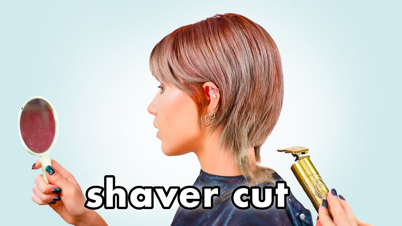 Shaving my own hair as a Hairstylist - YouTube