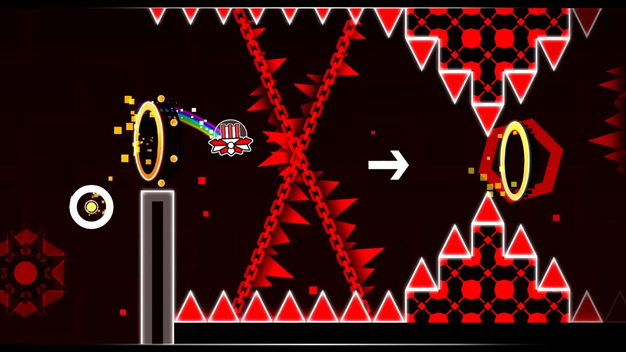 Geometry Dash - Necropolis by IIINePtunEIII (Insane Demon) Complete ...