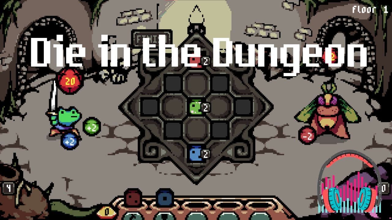 [DIE IN THE DUNGEON] Frog-lite Dice Game | ITCH GAMES - YouTube