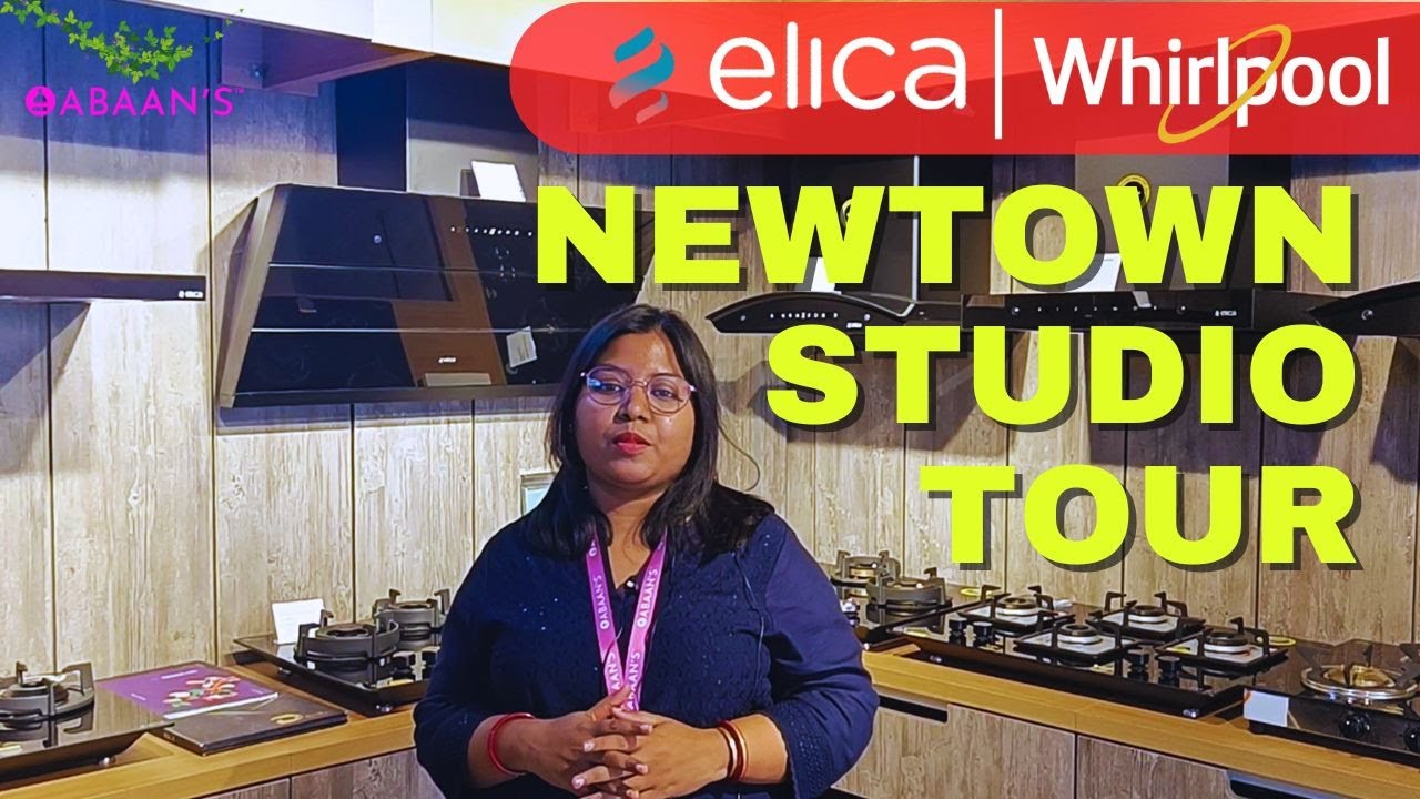 New Exclusive Elica Whirlpool Studio Tour | Newtown Rajarhat | ABAANS #abaan - YouTube