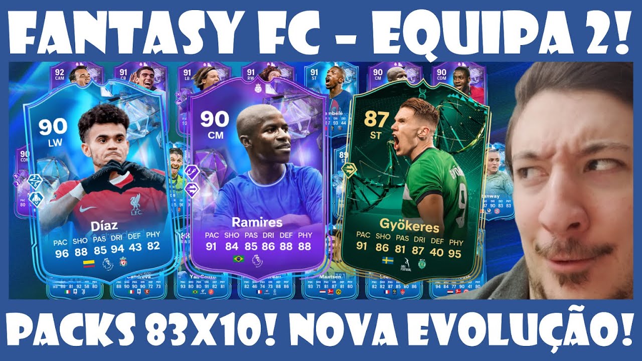 Fantasy FC - Equipa 2! Packs 83x10! Nova Evolução! - FC 24 Ultimate ...