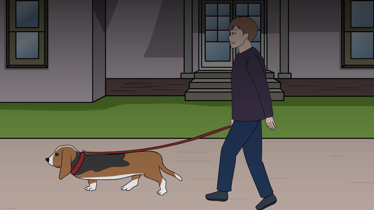 True Dog Walking Horror Story Animated - YouTube