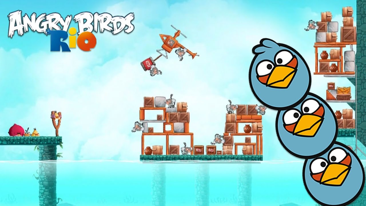 Angry Birds Rio - Rovio Entertainment Ltd 2 HIDDEN HARBOR Level 1-6 ...