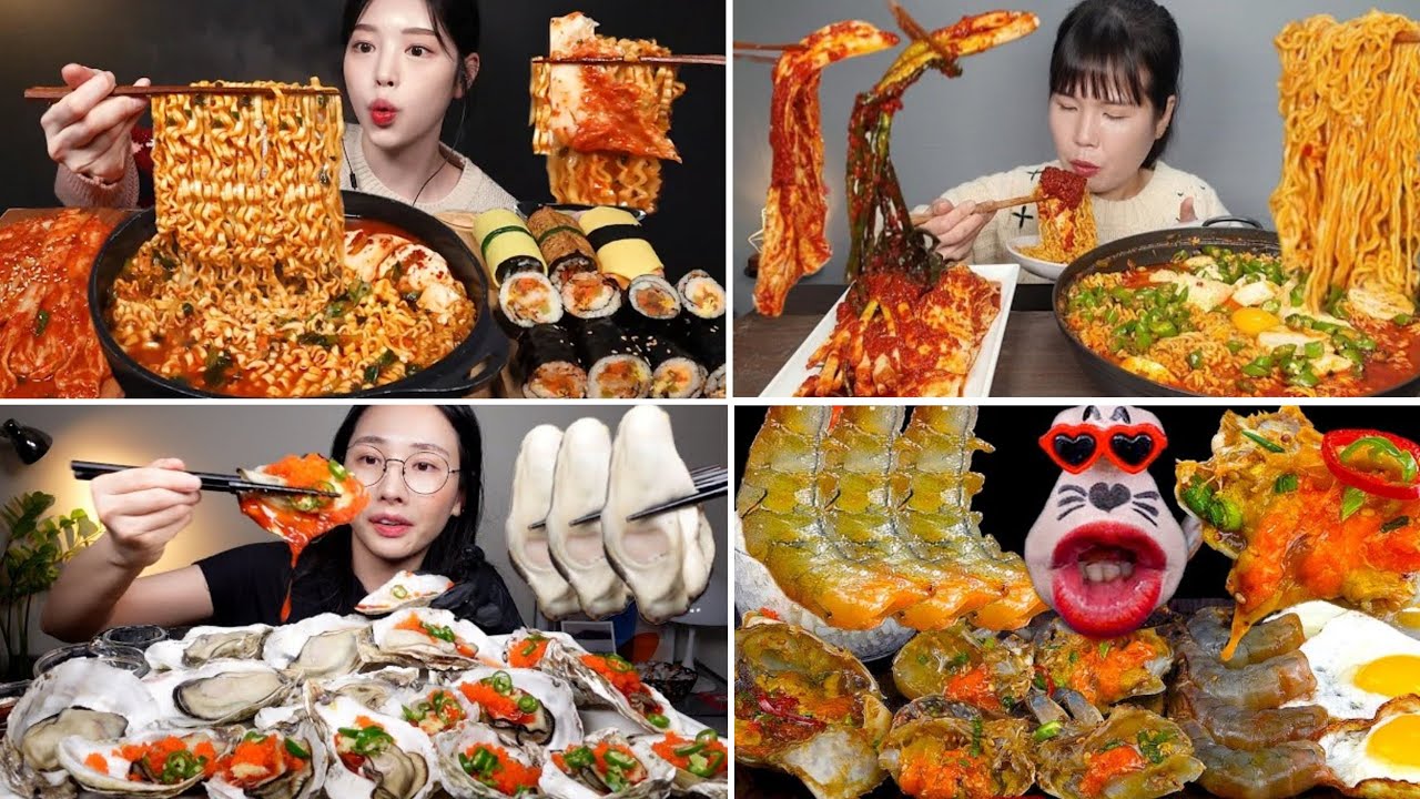 Mukbang asmr spicy food 210. Boki, Nana Mukbang, Singni, Real Mouth ...