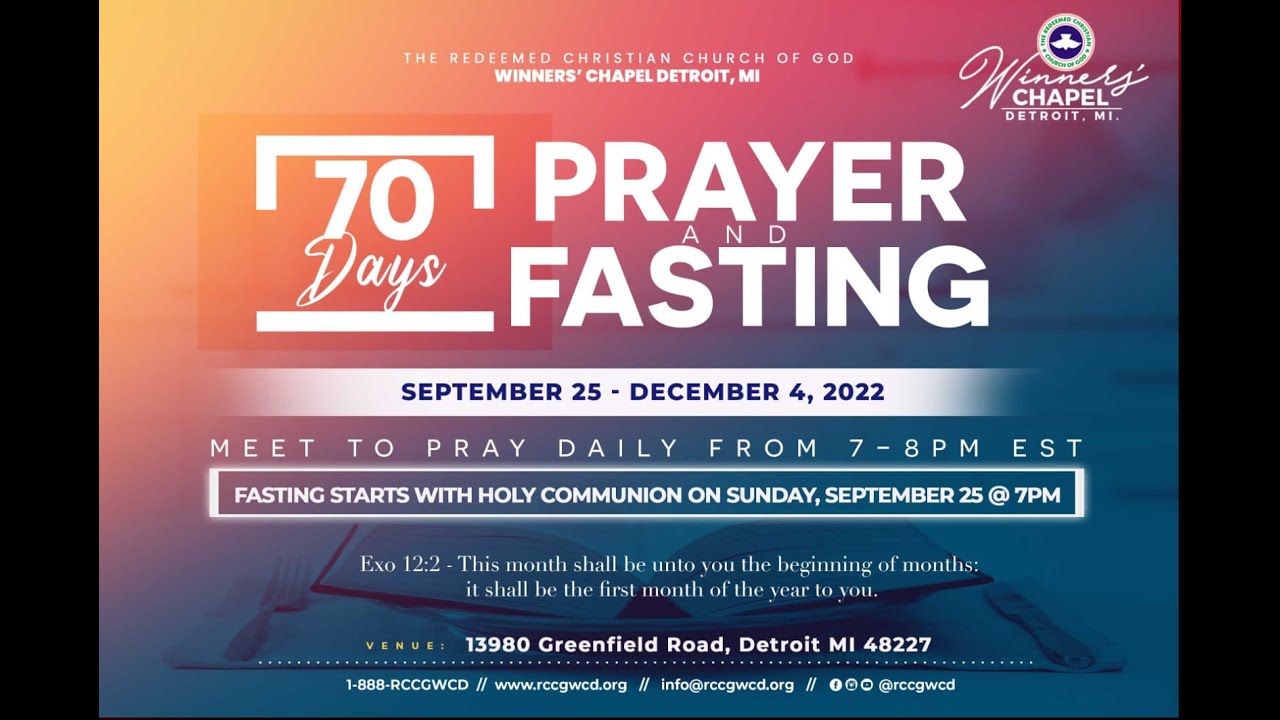 70 Days Prayer and Fasting Day 47 -- Nov 10, 2022 - YouTube