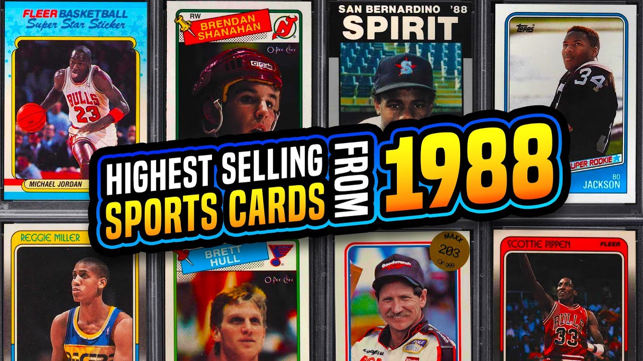 Top 15 Most Valuable Sports Cards From 1988 Recently Sold Baseball