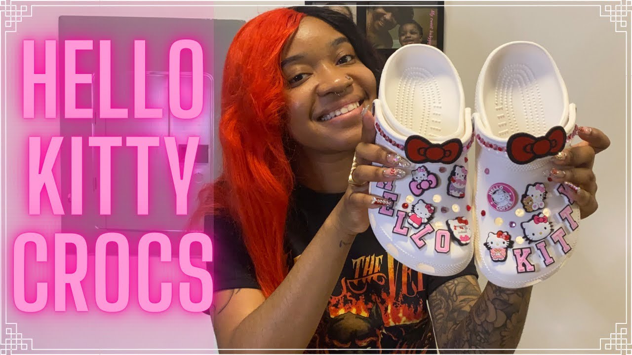 Hello Kitty Crocs! | Real Easy DIY Custom Crocs | I’m in love - YouTube