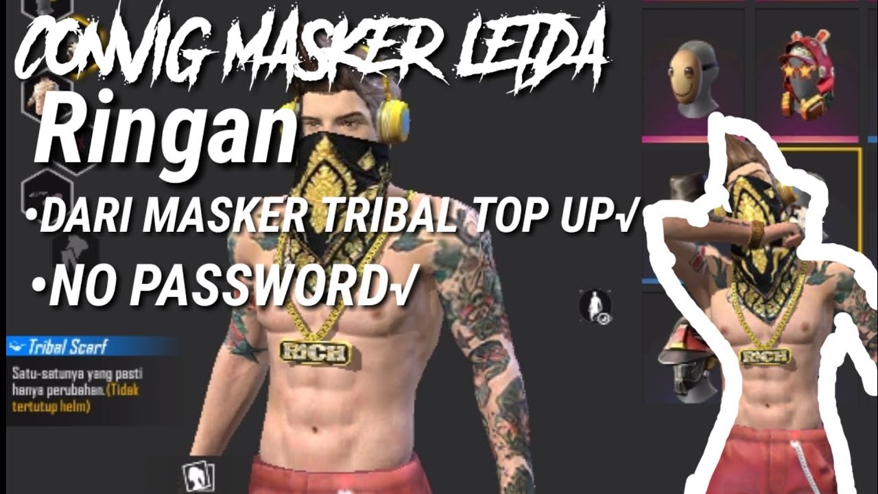 Convig masker letda dari masker tribal - YouTube