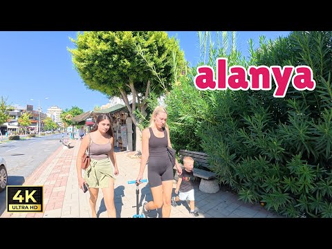 Alanya Mahmutlar Barbaros Street | Antalya Turkey | [4K HD]