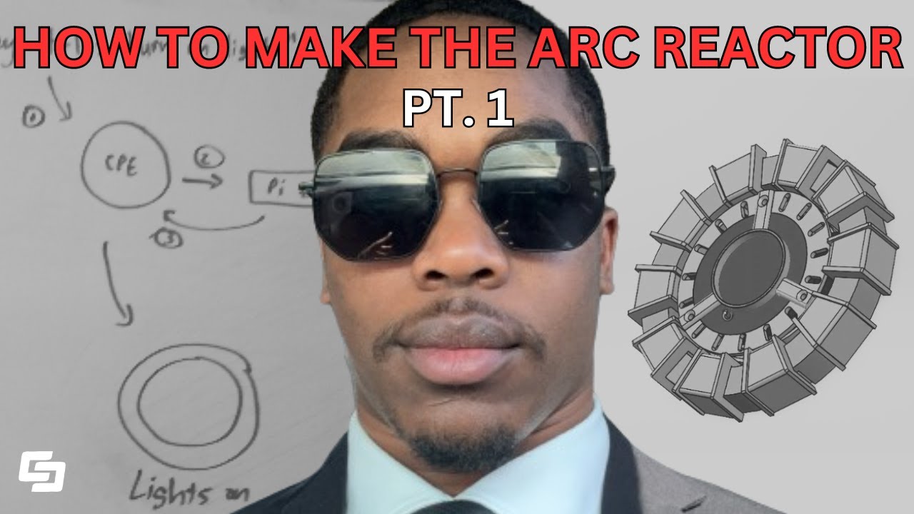 How I Made The Iron Man Arc Reactor (Part 1) - YouTube
