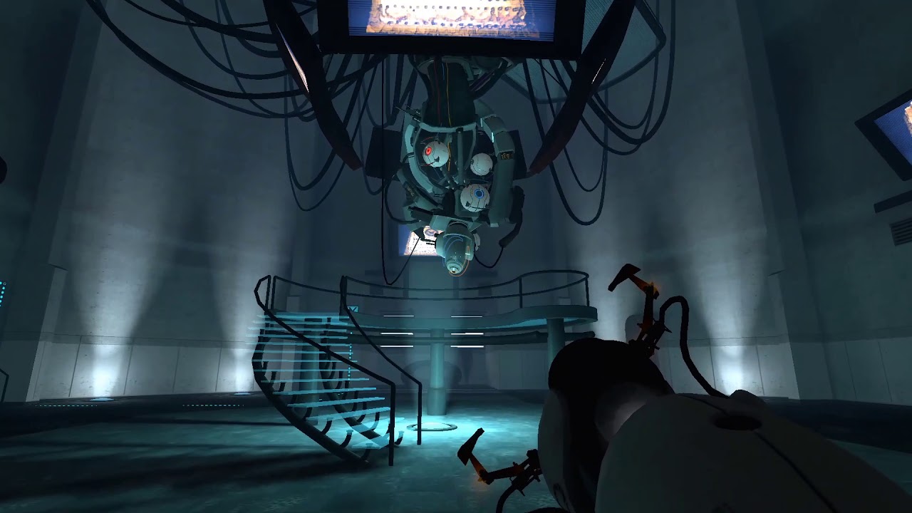Portal Escape Scene With HL1 SFX But There's No Editing - YouTube