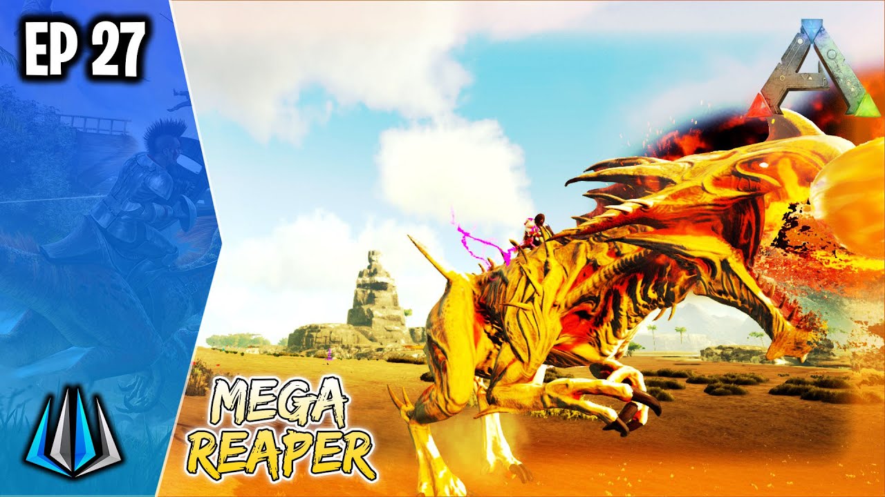 EVOLUSI DARI REAPER KING MENJADI MEGA ALPHA REAPER!- ARK: Caballus # ...