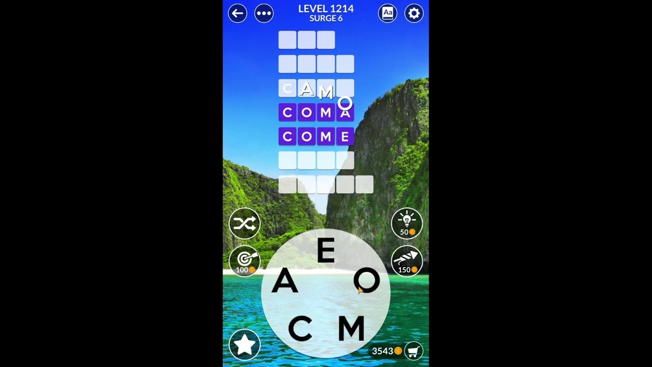 Wordscapes Uncrossed Level 1214 Answers - YouTube