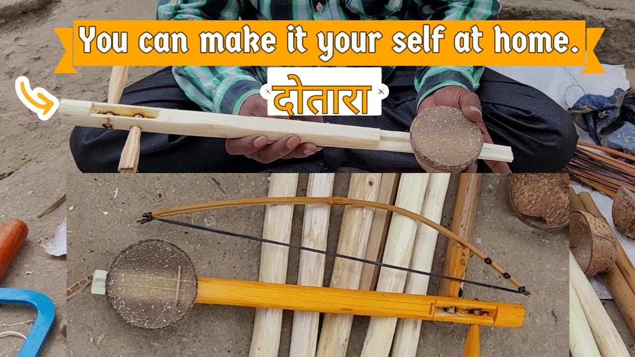 Fantastic lokal music instrument Dotara/Pitilu making skills🎻 - YouTube
