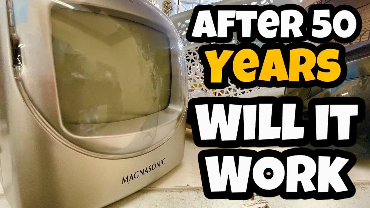 Will this Vintage 50 year Old TV work ? - YouTube
