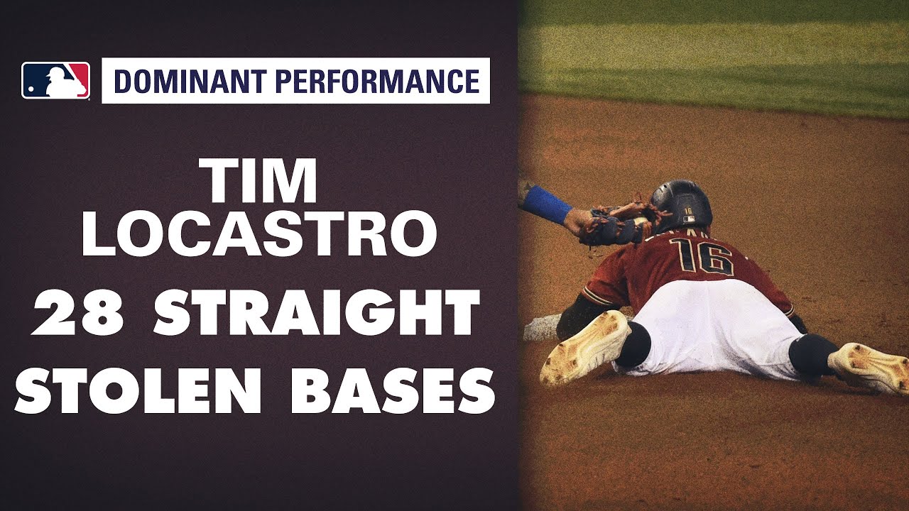 Tim LoCastro makes HISTORY! Breaks consecutive stolen base record to ...