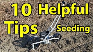 10 Garden Tips Using a Earth Way Seeder - Easy Organic Gardening Series 101 Tips & Secrets # 4