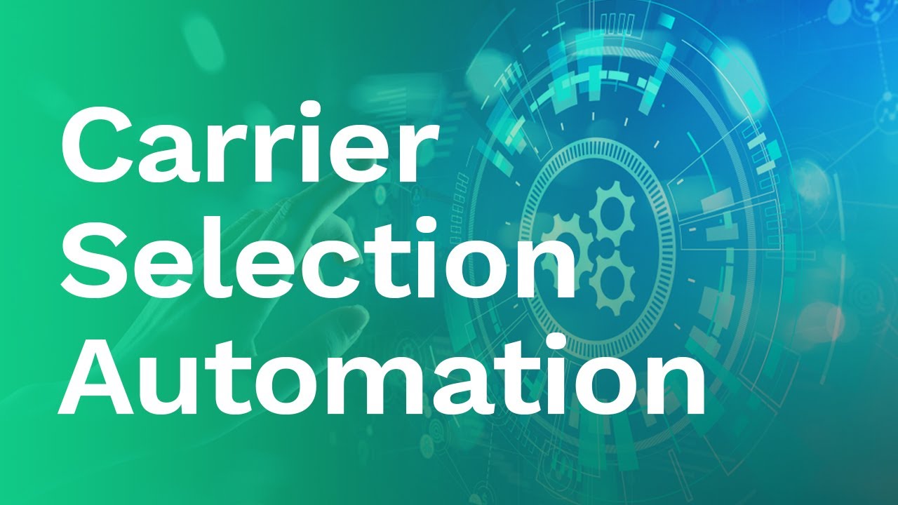 [Blog] Carrier Selection Automation - YouTube