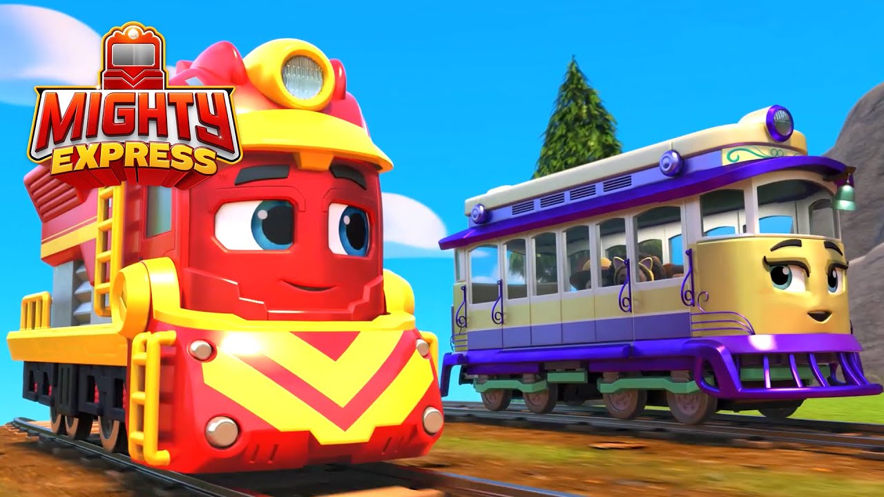 The Kids Read Super Train Comic Books 📖 | Mighty Express Clips ...