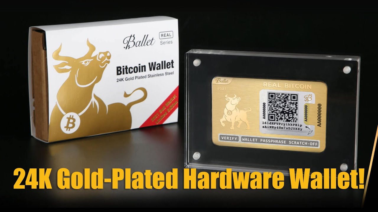 Limited Edition Gold Ballet Crypto Hardware Wallet Unboxing and Review ...
