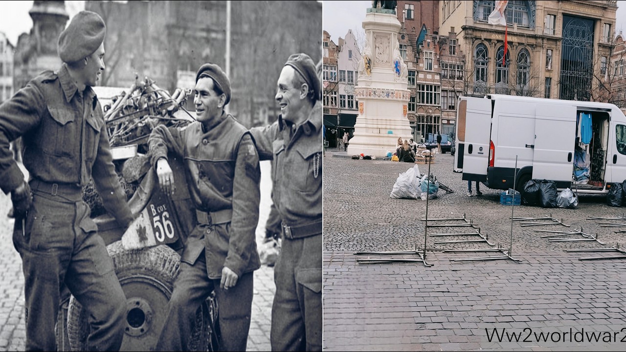 Stunning WW2 Then & Now: 1944 vs 2024 - You Won't Believe the Changes ...