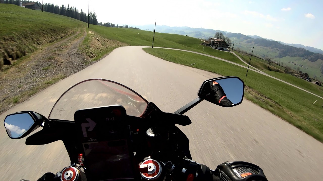 Switzerland from a bike rider view - YouTube