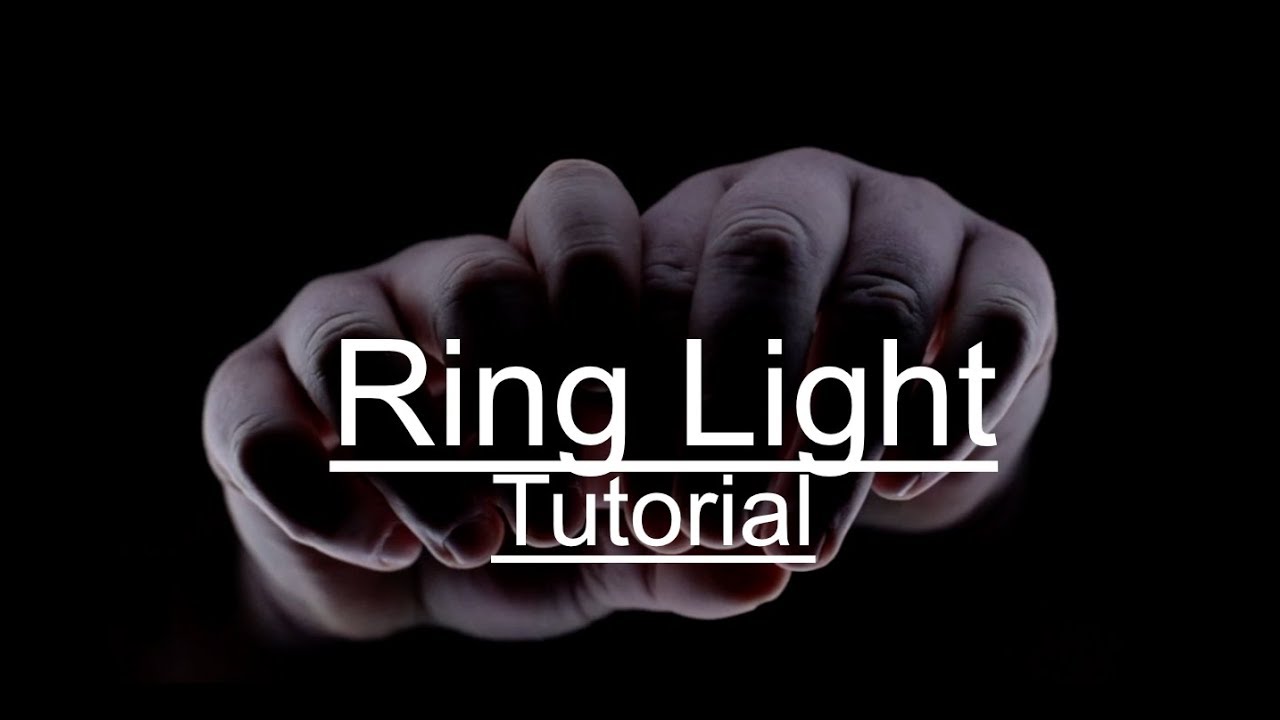 Ring Light photography and videography Effects Tutorial - YouTube