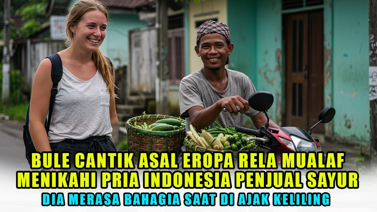 Bule Cantik Jatuh Cinta Pada Tukang Sayur, Rela Jadi Mualaf Demi ...