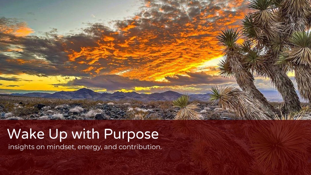 Waking up with Purpose - YouTube