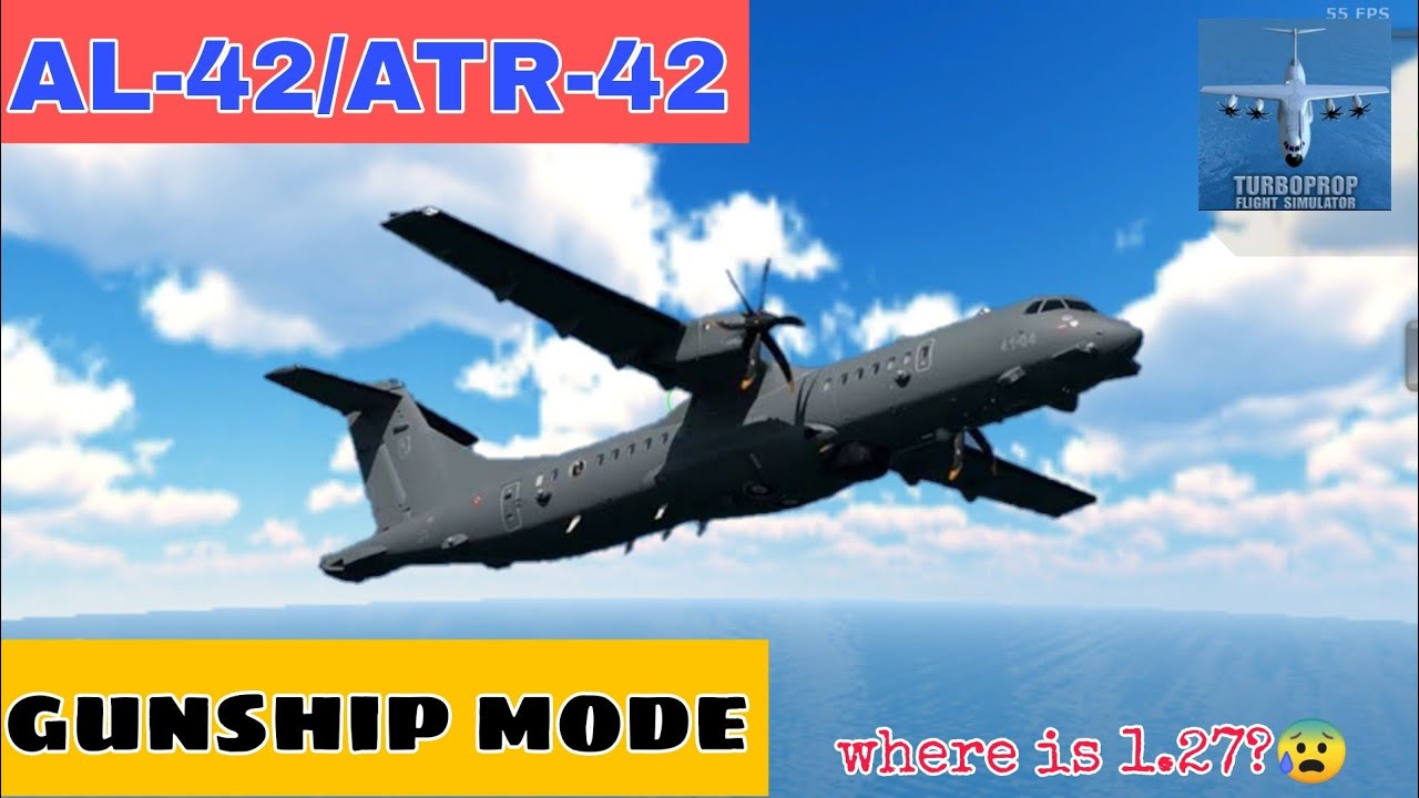 FUTURE UPDATES ATR-42 GUNSHIP MODE 🤩 Turboprop flight simulator |MUST ...