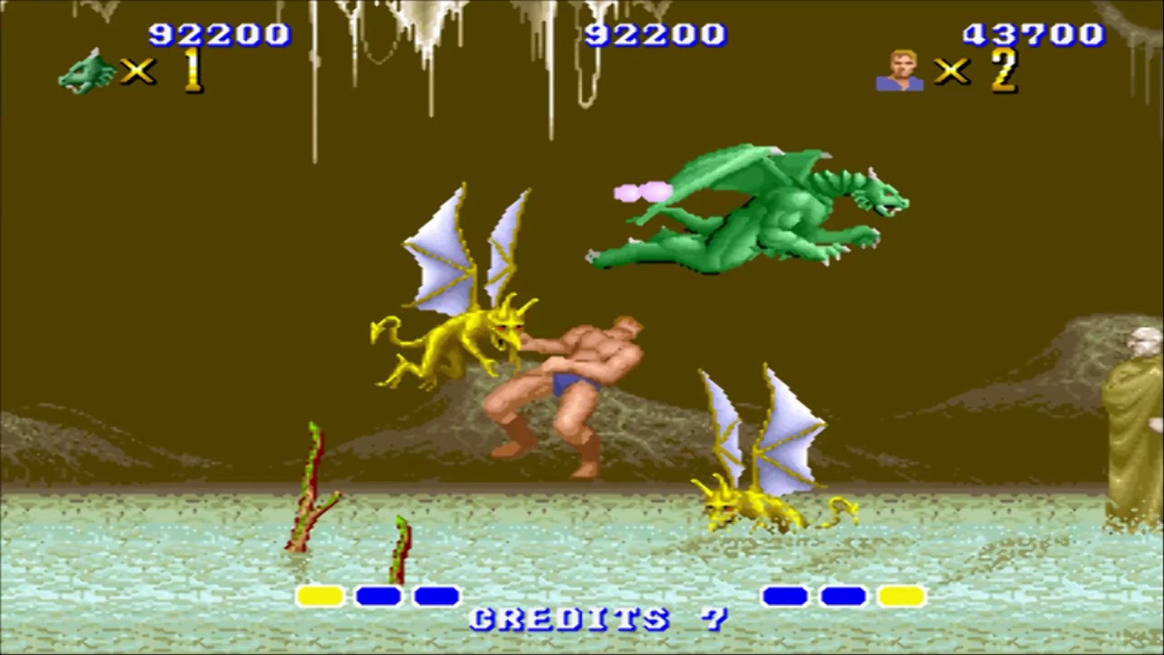 Altered Beast Mame Arcade Multiplayer Gameplay - YouTube
