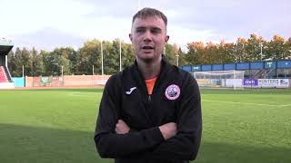 Kyle Banner Post-Match Interview Vs Dumbarton FC 08/10/22 by @Stirling ...