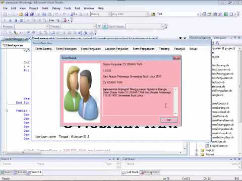 Enkripsi database dengan algoritma triangle chain cipher - YouTube