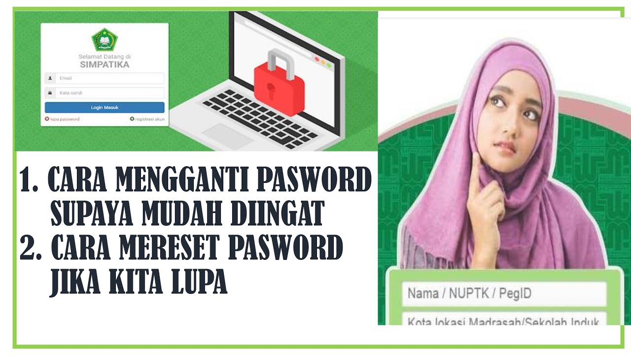 Cara Mengubah Dan Menyimpan Pasword di Simpatika #simpatika # ...