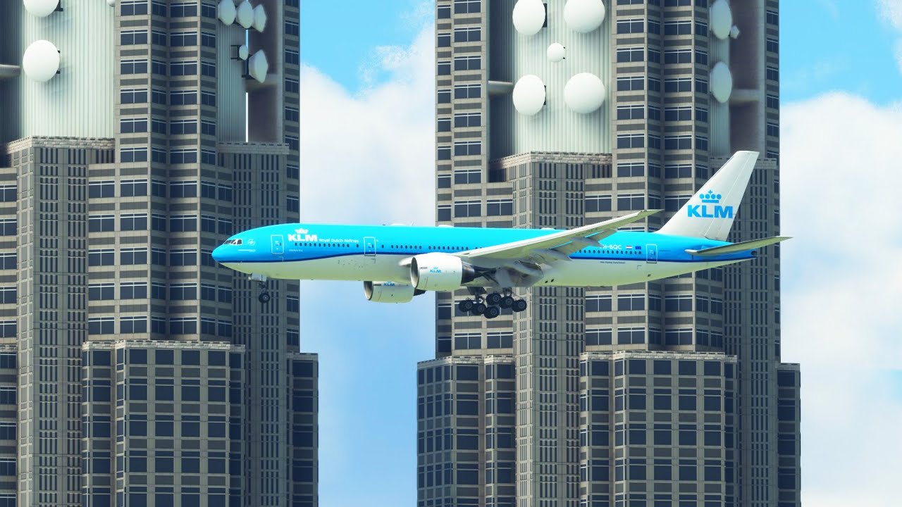 CRASH LANDING KLM BOEING 777 on Impossible Landing at Haneda Tokyo ...