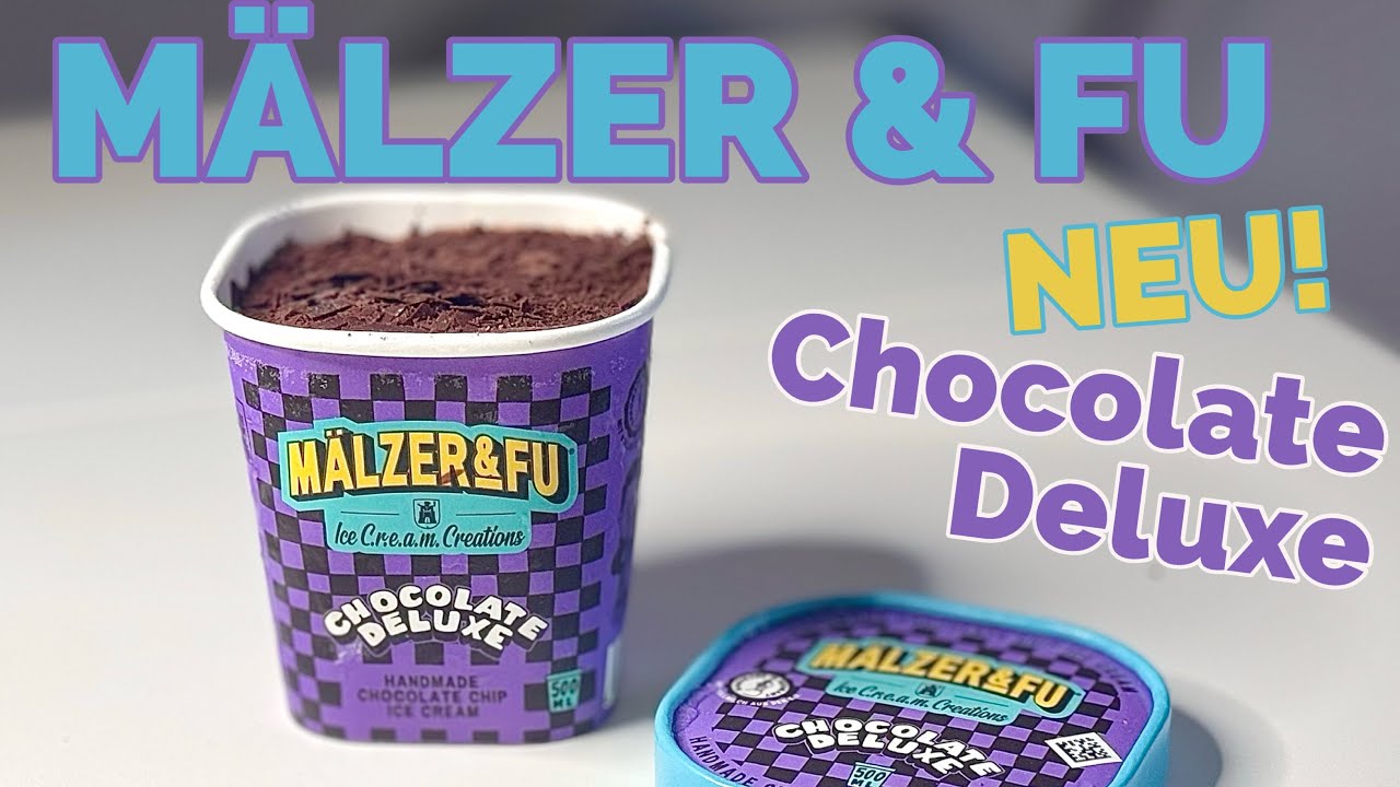 NEU 🤤 MÄLZER & FU EISCREME | CHOCOLATE DELUXE | ICE CREAM REVIEW | THE ...