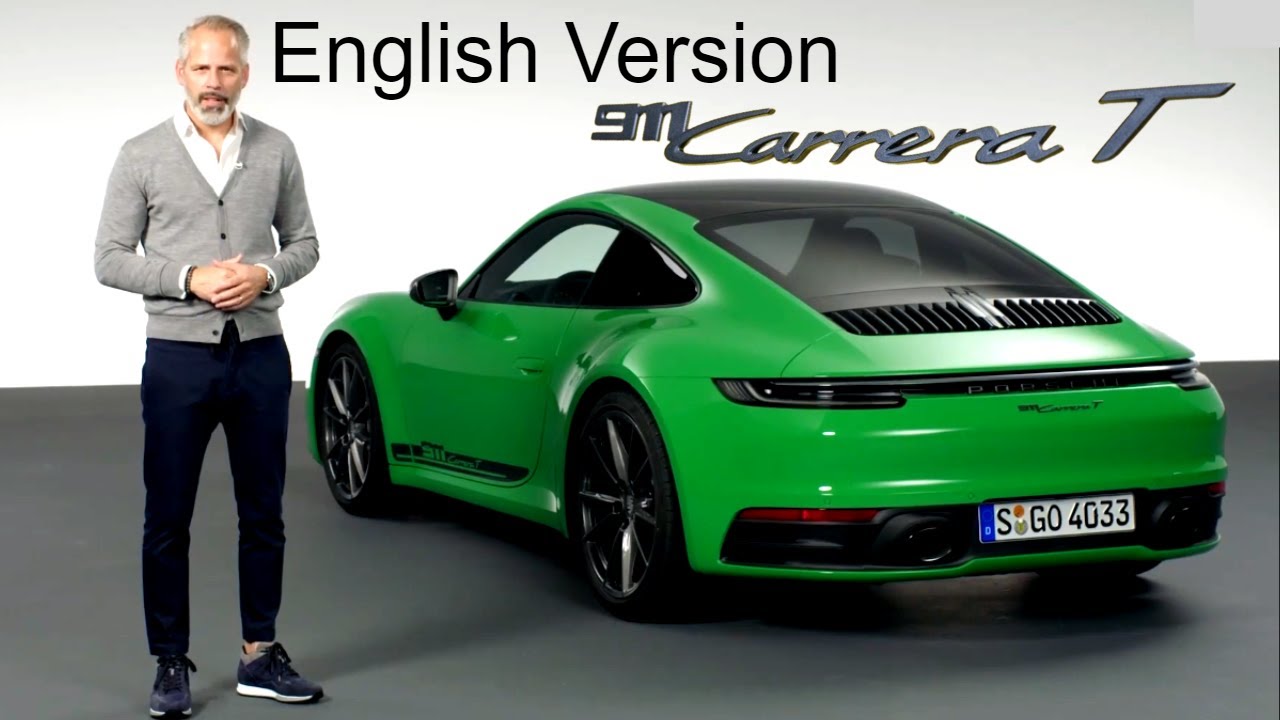 Porsche 911 Carrera T 992 English Version Walkaround - YouTube