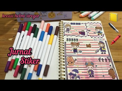 Membuat Jurnal Stiker Viral Tema Belajar, Jurnal Stiker, Stickers ...