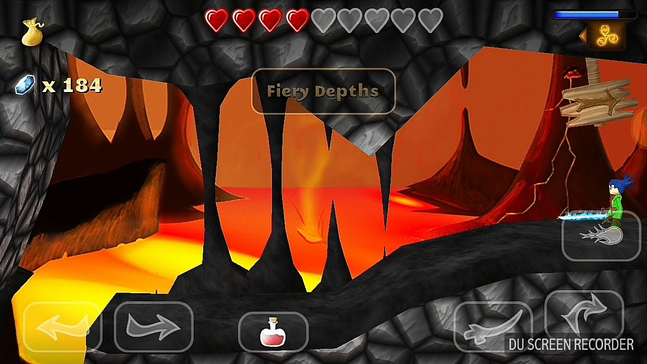 Swordigo # Treasures of Fiery Depths # how to get dragon's grasp magic ...
