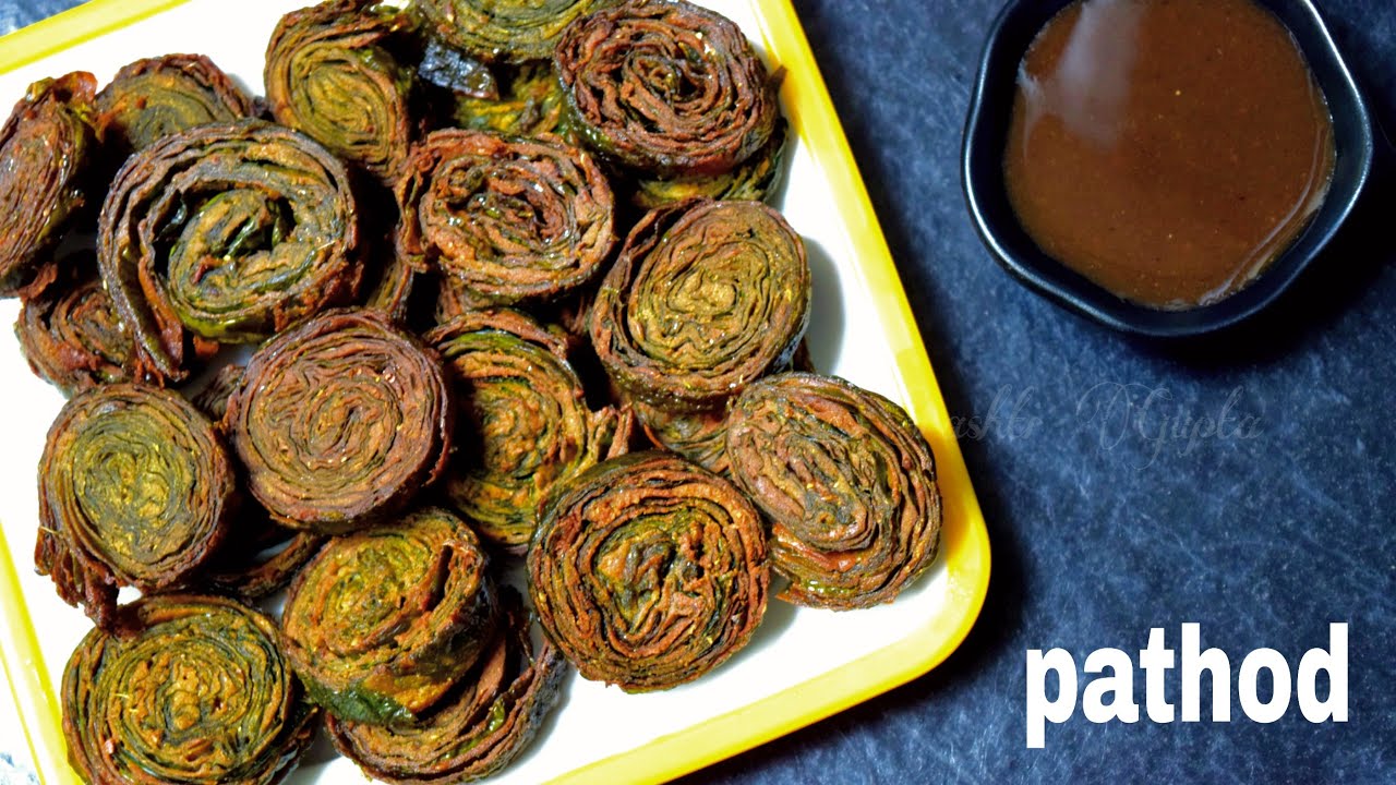 how to make patode... Arbi ke patto ke patode.. अरबी के पततो से बनाये ...