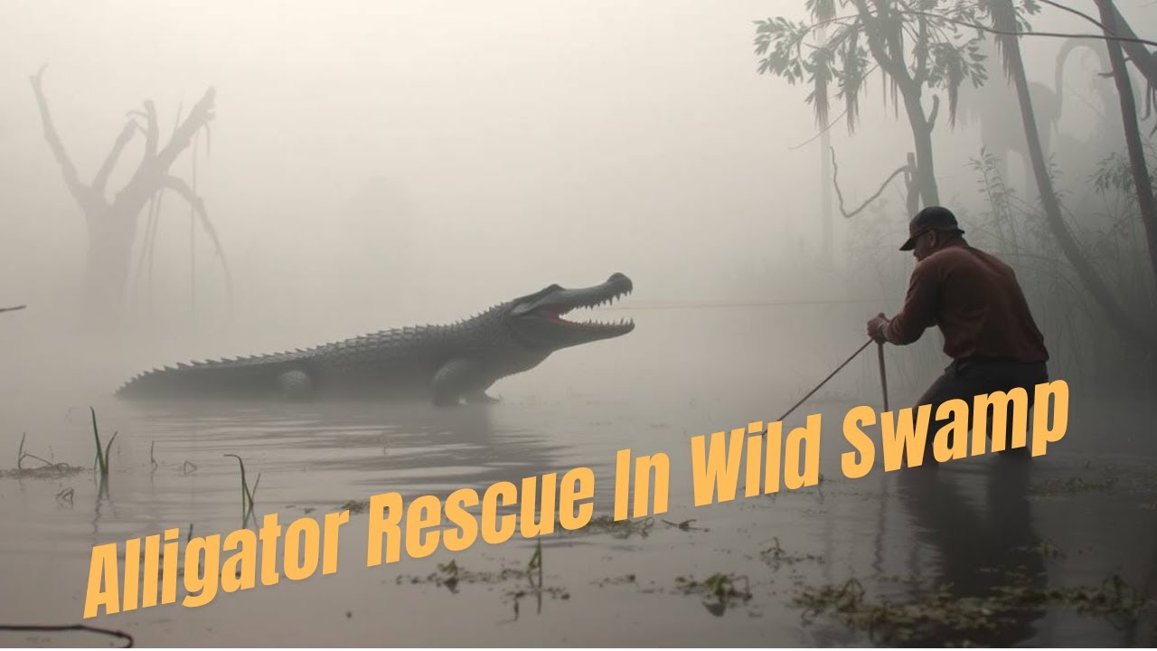 Alligator Rescue In Wild Swamp | Wild Hearts Rescue - YouTube